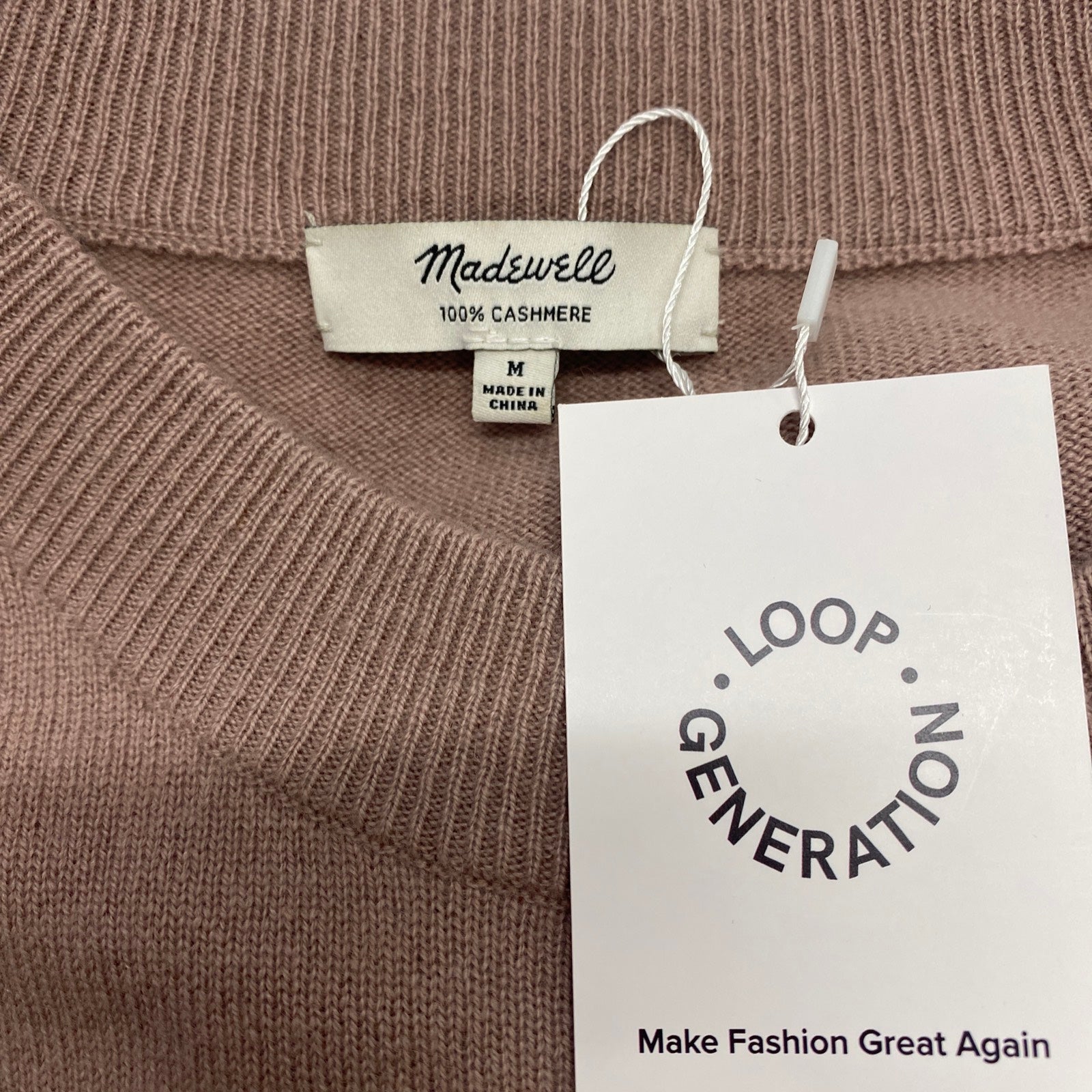 MADSWELL nude cashmere jumper – Loop Generation
